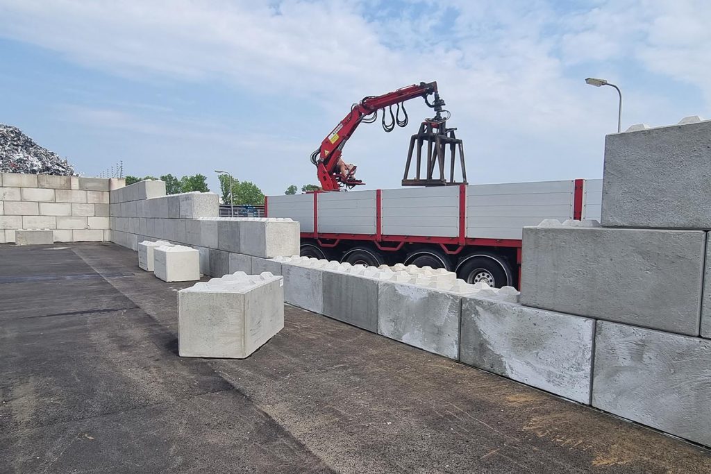 Grasbetontegel 40x40x12 cm vlak - Boon Beton